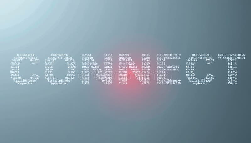 Closeup of Fingertip Activating Virtual Touch Screen with Digital Code ...