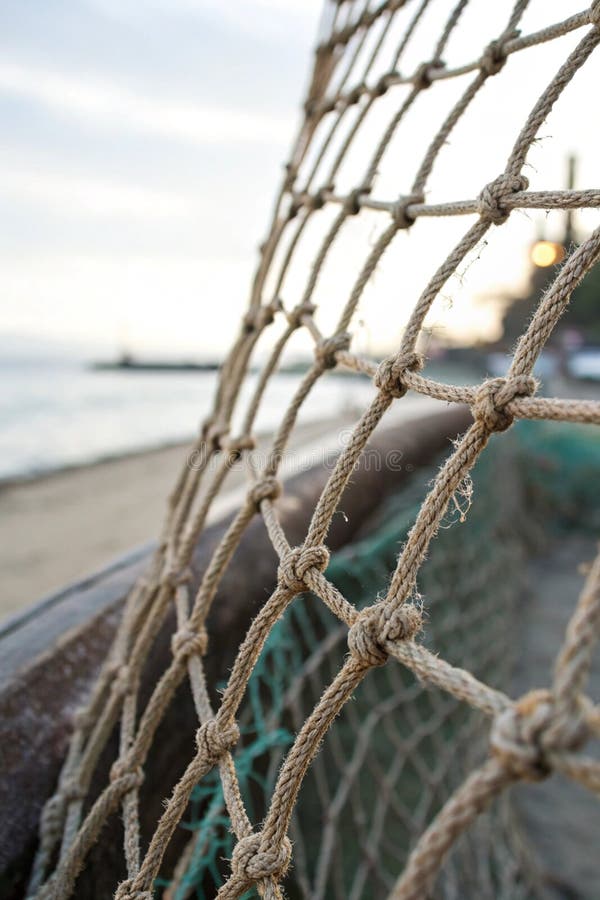 Closeup of Fishing Net Background Stock Illustration - Illustration of ...