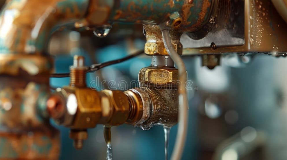 A Closeup of the Float Valve Regulating the Water Level Inside the ...