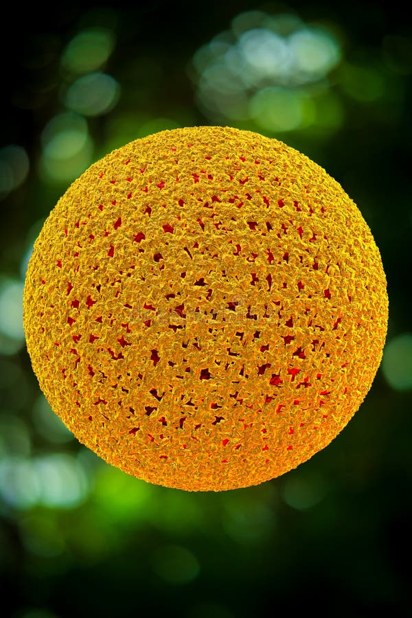 Flower Pollen Particles 3D Illustration Stock Image - Image of illness ...