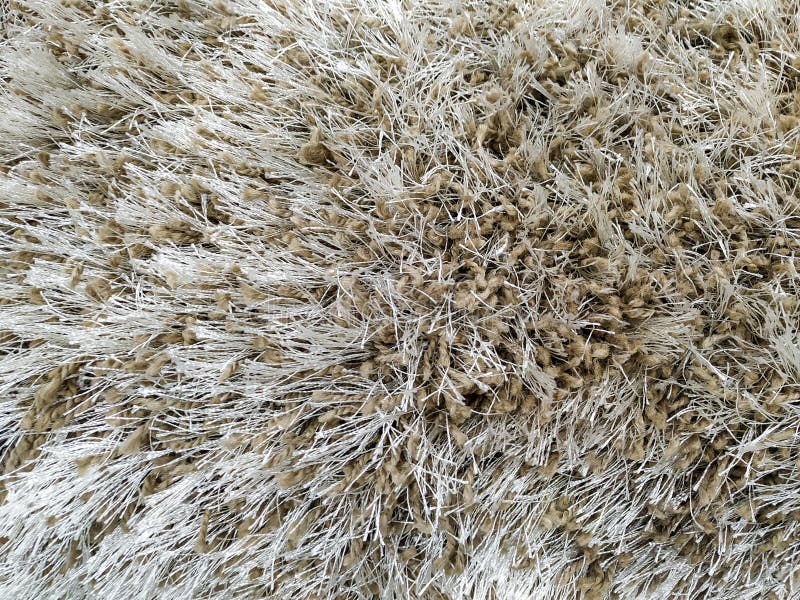 Closeup of Fluffy Warm and Soft Sample of Light Beige Carpet Rug ...