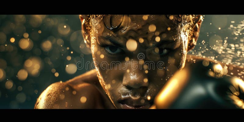 A Boxer Trains Hard To Improve Physical Conditioning, Aiming for Peak ...