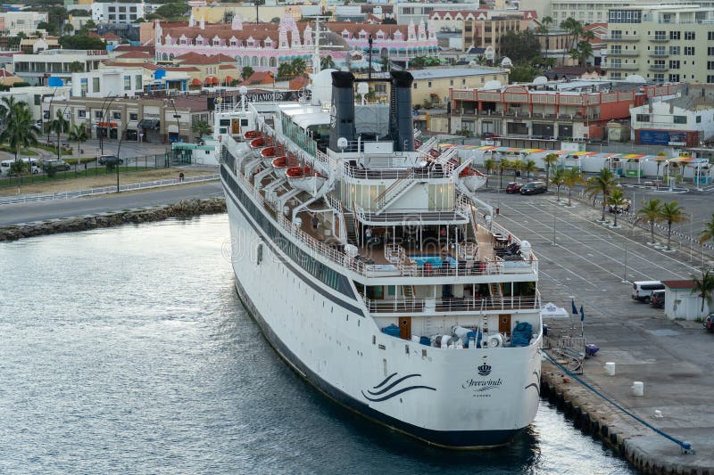 Closeup of a Freewinds Cruise Ship in the Caribean Editorial ...