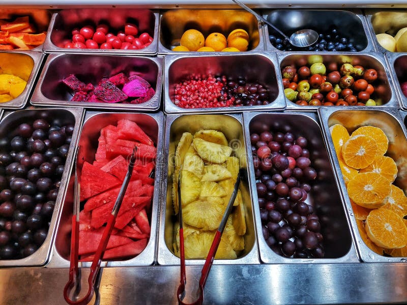 Fruits on a buffet table stock photo. Image of appetizers - 25005084