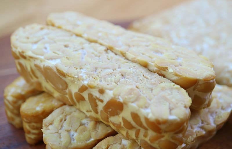 Closeup of Tempeh, a High Plant Protein Source for Whole Foods Plant ...