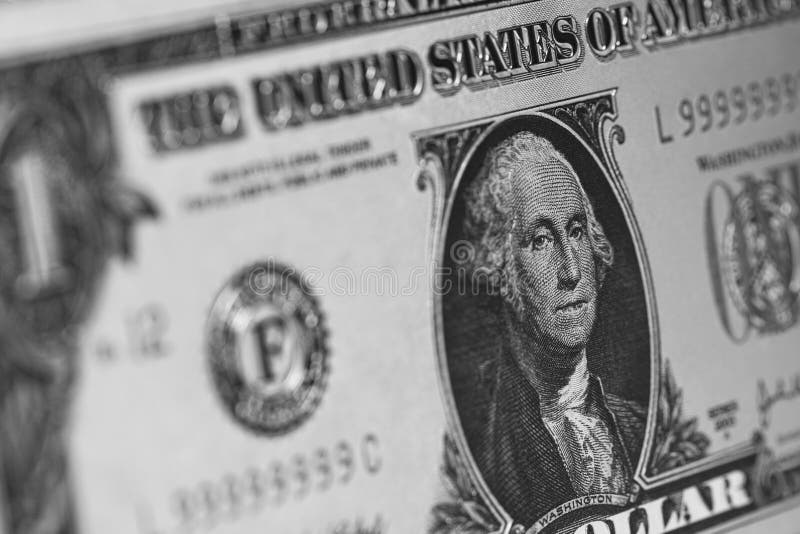 Front of a one dollar bill editorial image. Image of america - 23160355