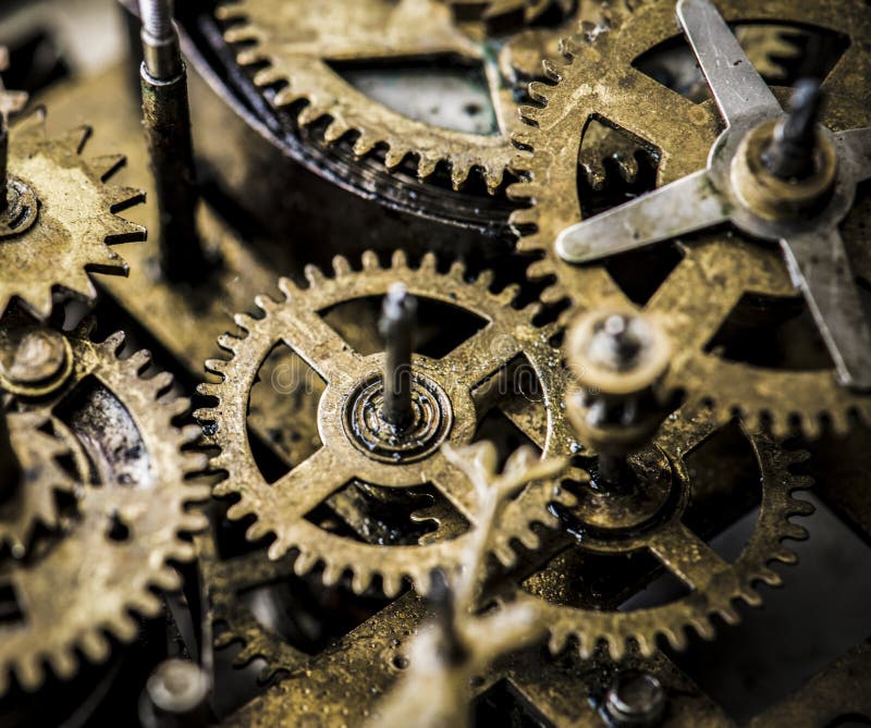 Closeup of Cogs, Gears, Machinery Stock Photo - Image of abstract ...
