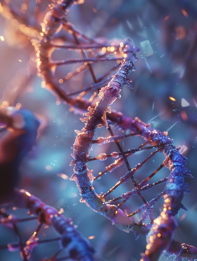 A Closeup of a Genetic Mutation Occurring within a DNA Strand Leading ...