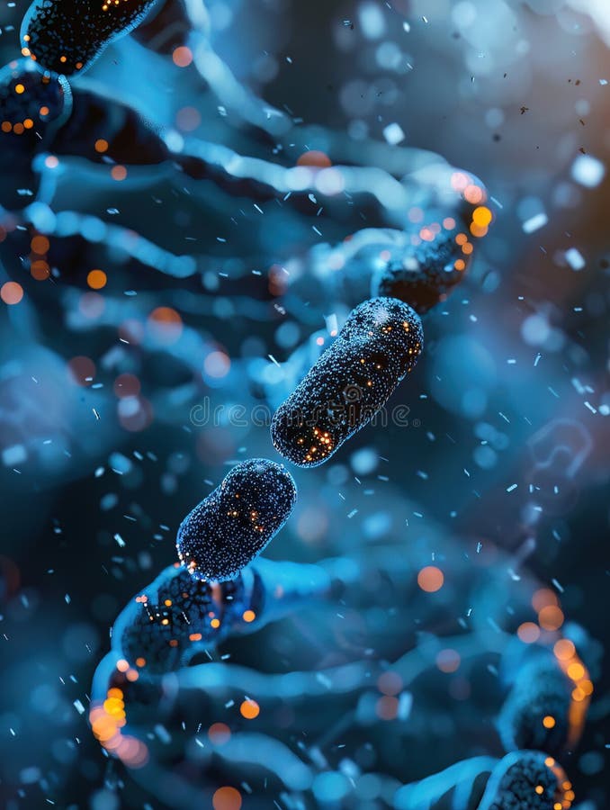 A Closeup of a Genetic Mutation Occurring within a DNA Strand Leading ...