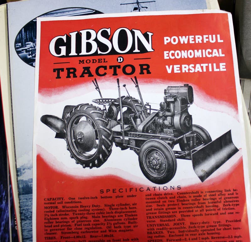 Gibson Tractor Stock Illustrations – 1 Gibson Tractor Stock ...
