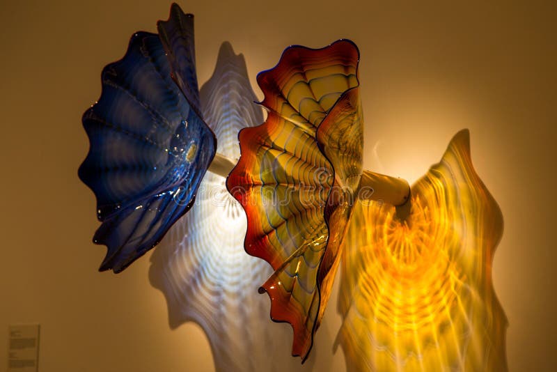 Closeup of a Glass Work in the Museum of Cascade Editorial Stock Image ...
