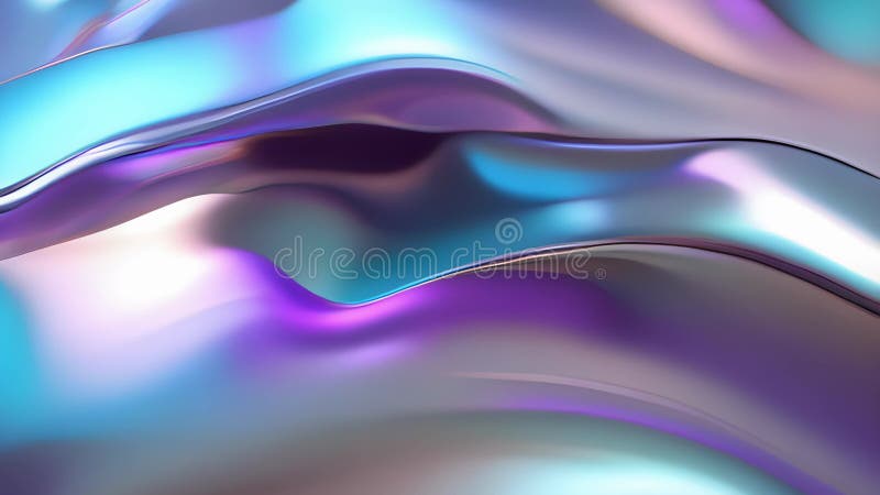 Closeup of a Glossy Plastic Texture, with a Holographic Effect that ...