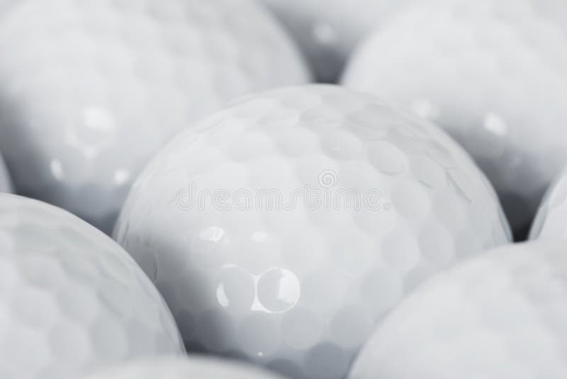 Closeup of Golf Ball Macro Shot Stock Image - Image of circle, golfing ...