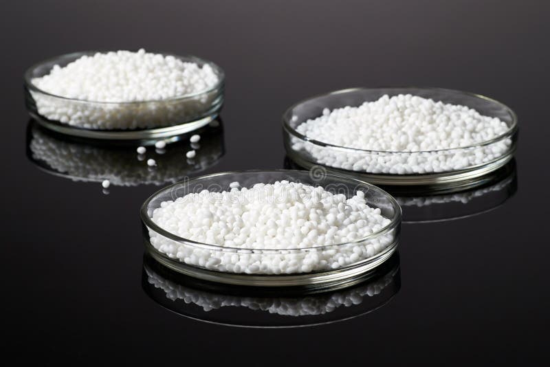 Closeup of a Grain of White Plastic Polymer Stock Image - Image of ...