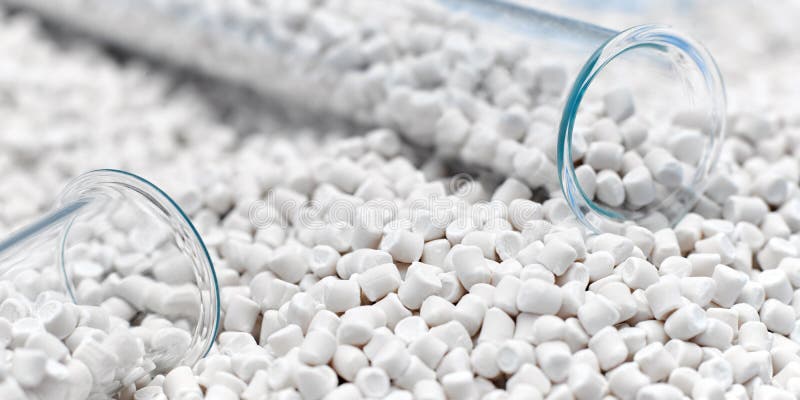 A Closeup of a Granule of Plastic Polymers Stock Photo - Image of ...