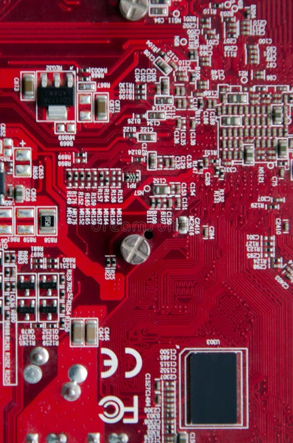 Closeup Graphics Cards Interface, Video Card, VGA Card, Video Display ...