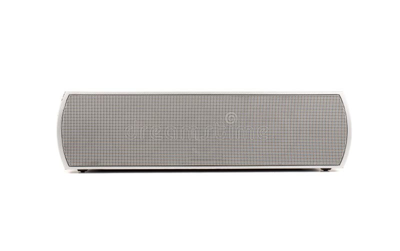 Closeup of Gray Sound Speaker. Stock Photo - Image of object, isolated ...
