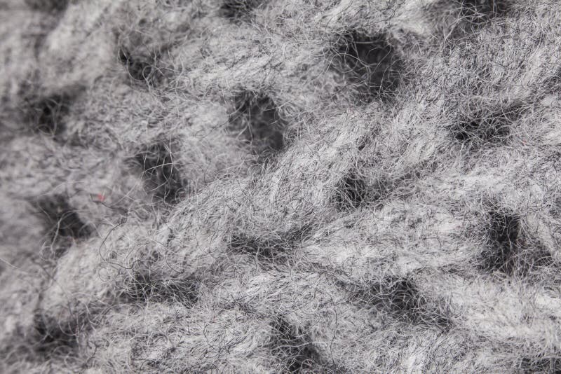 Closeup on Gray Threads, Background Stock Photo - Image of mixture ...