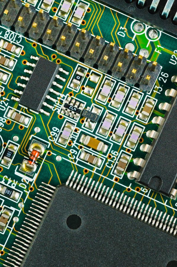 Electronic pcb board stock image. Image of patterns, board - 13897