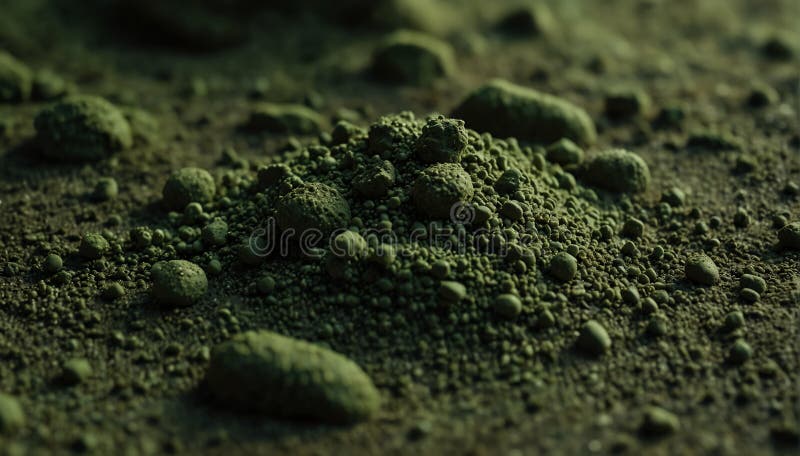 Closeup of Green Sand Texture Ai Generated Stock Illustration ...
