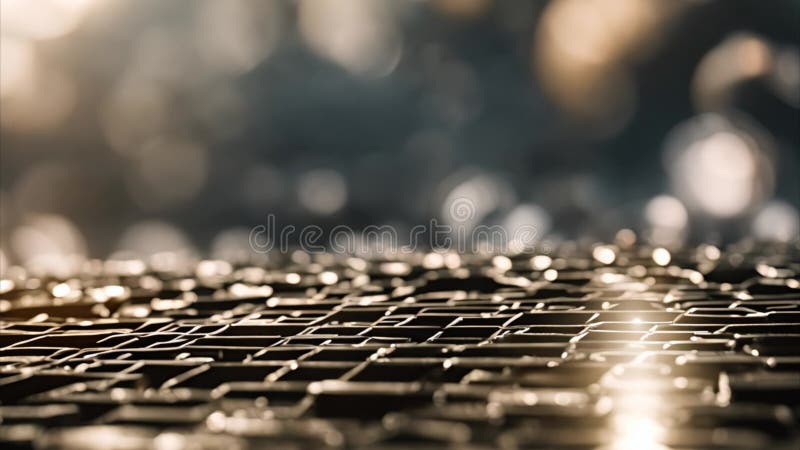 Closeup of a Gridded Surface Stock Footage - Video of lines, light ...