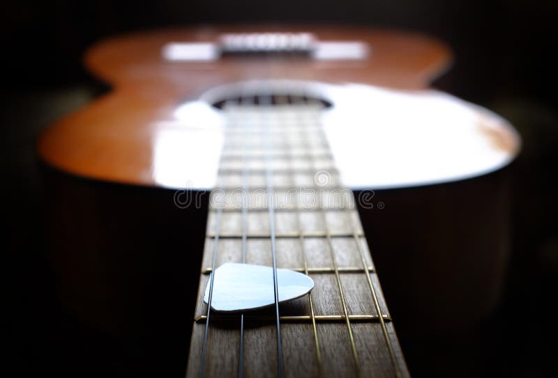 Closeup of Guitar Strings for Music Stock Image - Image of instrument ...