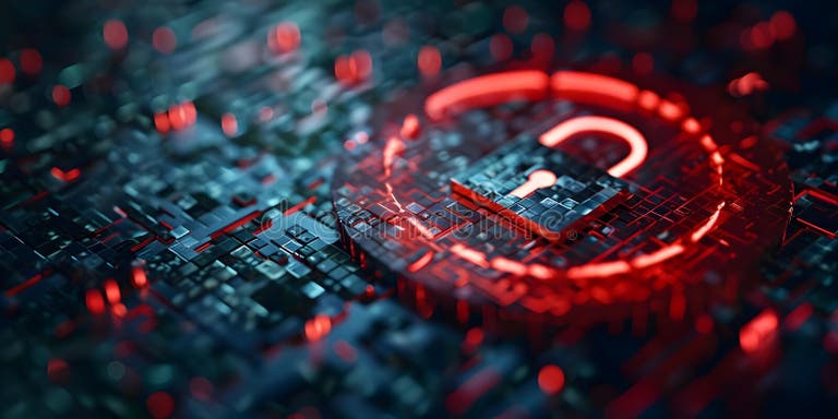 Closeup of a Hacker Screen Displaying Denied Access Showcasing Advanced ...