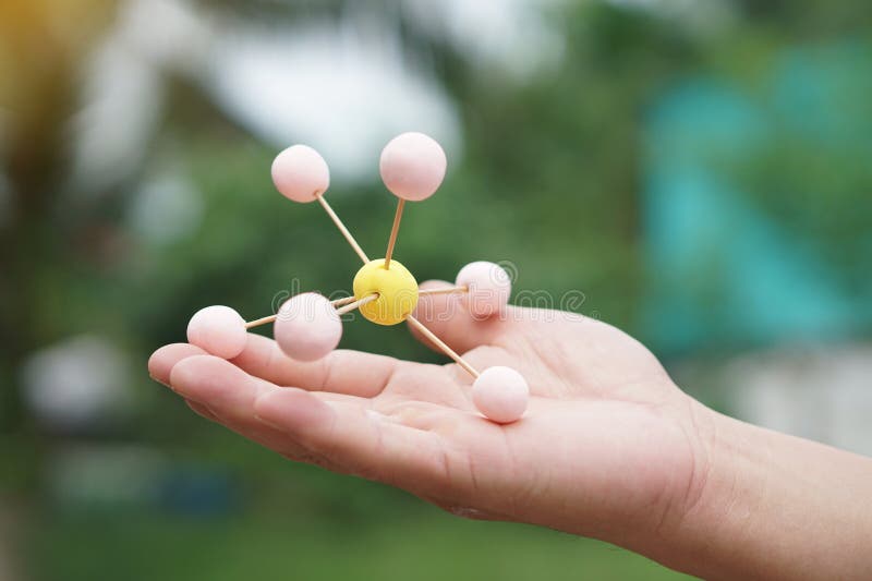 DIY Molecule Structure Made from Toothpicks and Plasticine for Teaching ...