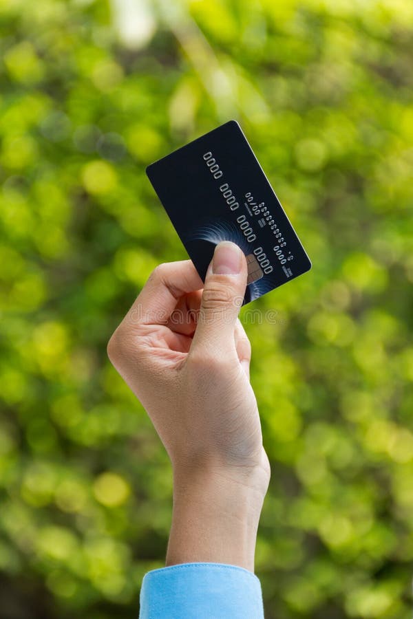 Hand with credit card stock photo. Image of money, cheque - 335324