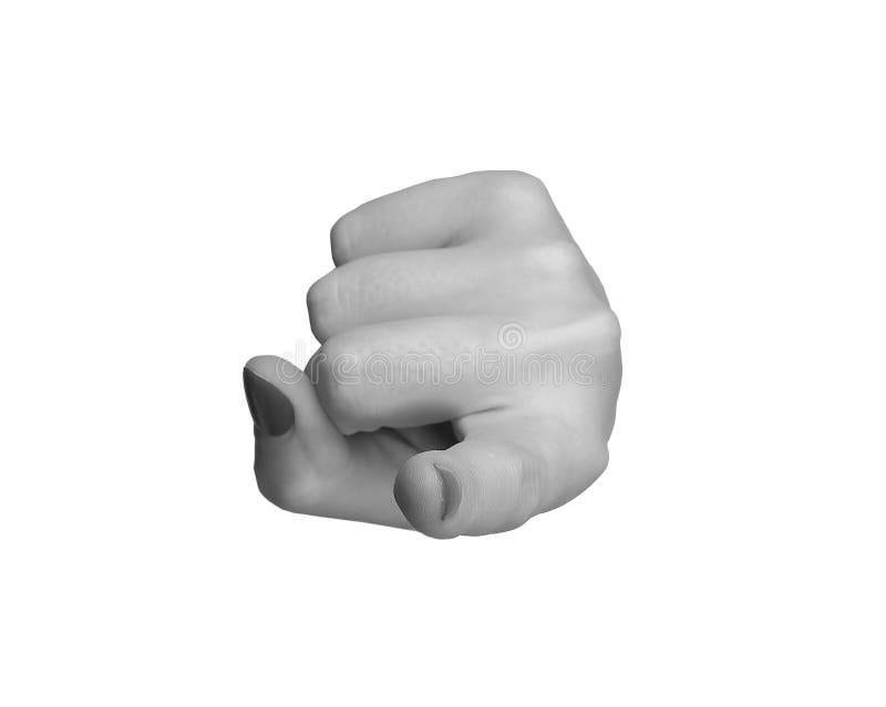 Closeup of a Hand with an Outstretched Index Finger Pointing Forward ...