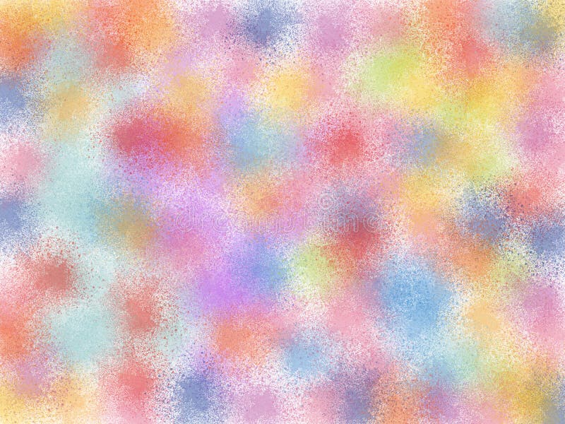 Closeup of Hand Paint Colorful Color Background Stock Illustration ...
