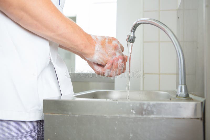 Human hands being washed stock photo. Image of freshness - 24930916
