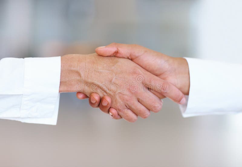 Deal. Closeup of Handshake between Business Men. Stock Image - Image of ...
