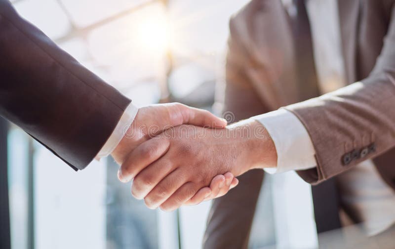 Closeup of Handshake of Business Partners Stock Photo - Image of ...