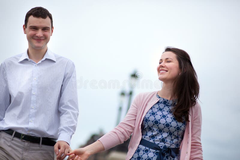 Closeup of Happy Dating Couple Stock Image - Image of date, people ...
