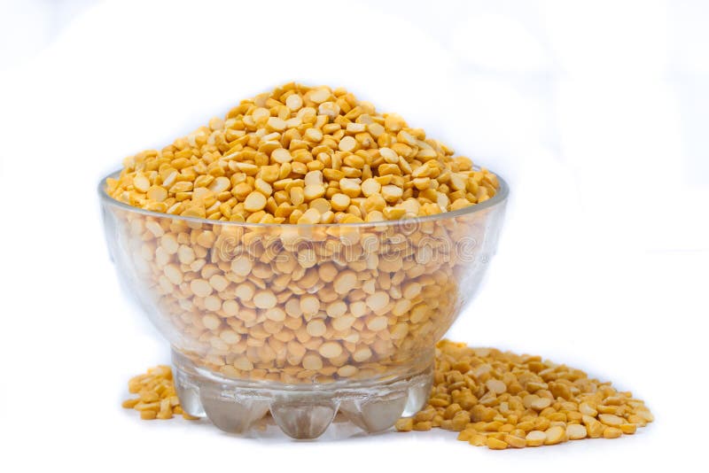Chana dal stock image. Image of bowl, grain, closeup - 128976899