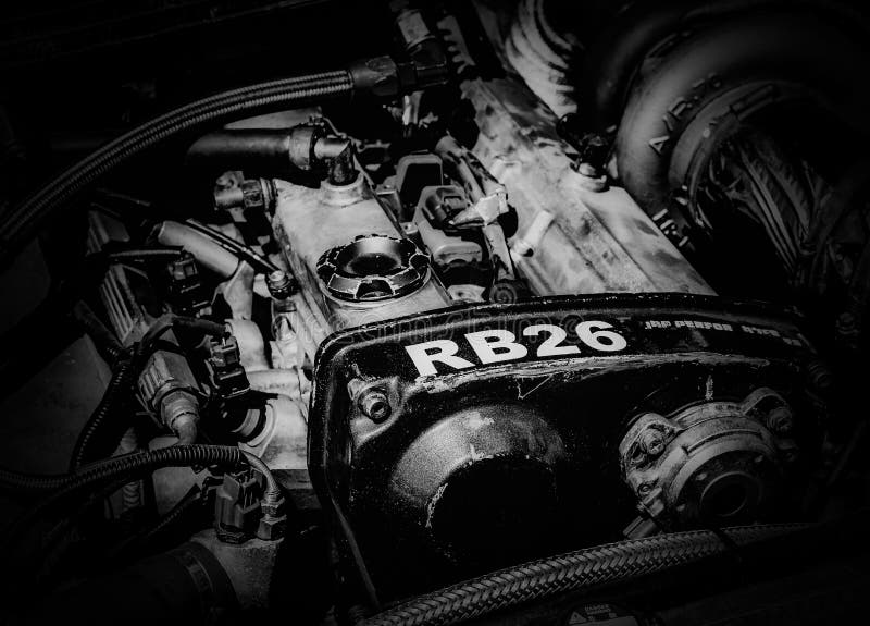 A Closeup of a Heavily Modified Car Engine Editorial Image - Image of ...