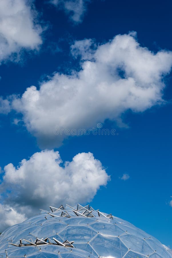 Closeup of Hexagonal Biodome Structure, Eden Project. Editorial Photo ...