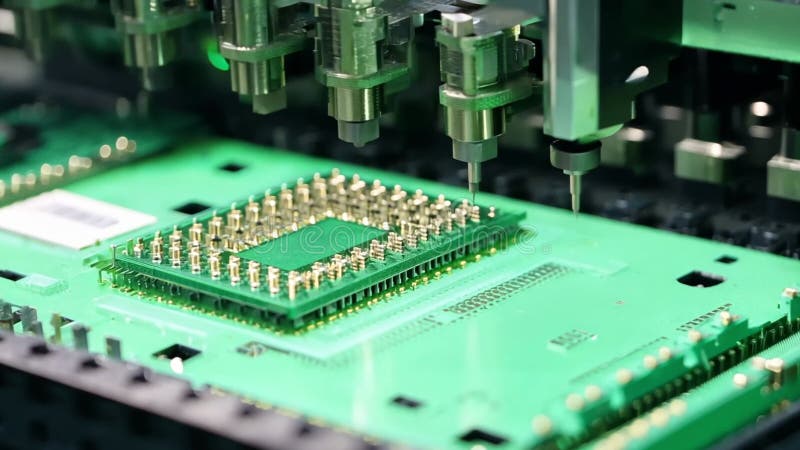 High Precision Machine Operates at Chinese Semiconductor Factory ...