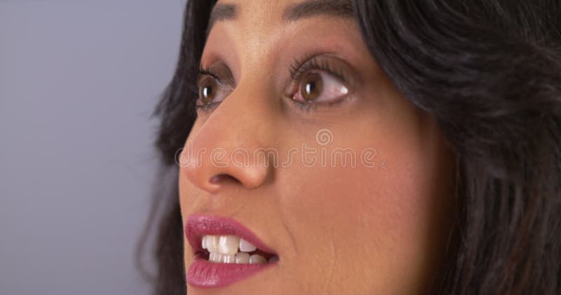 Closeup 30s Hispanic Latina Businesswoman Female Entrepreneur Caucasian ...