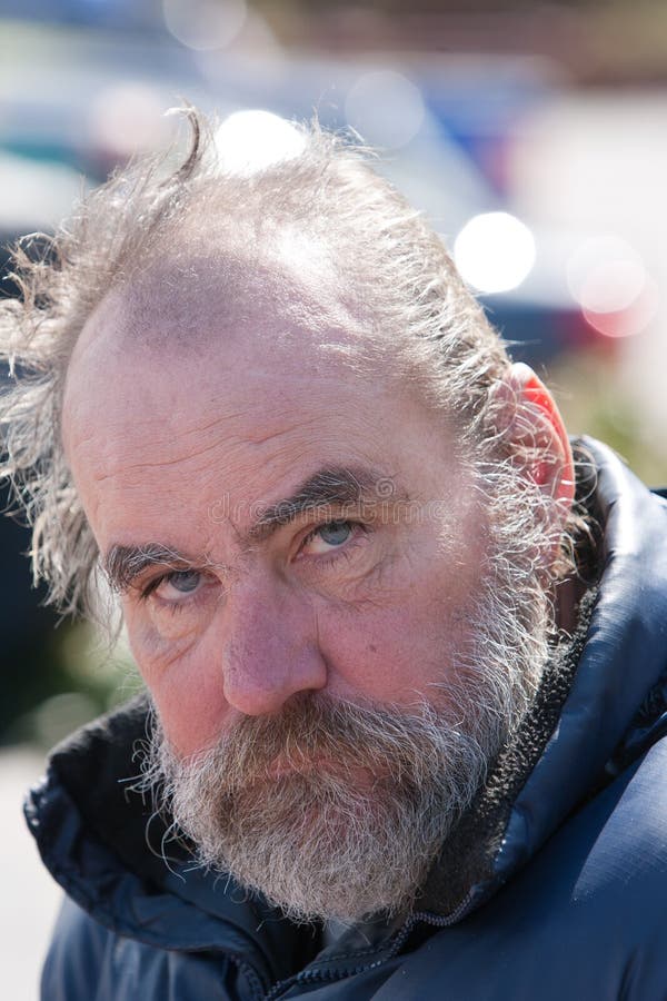 Smiling Homeless Man stock photo. Image of happy, desperate - 30473508