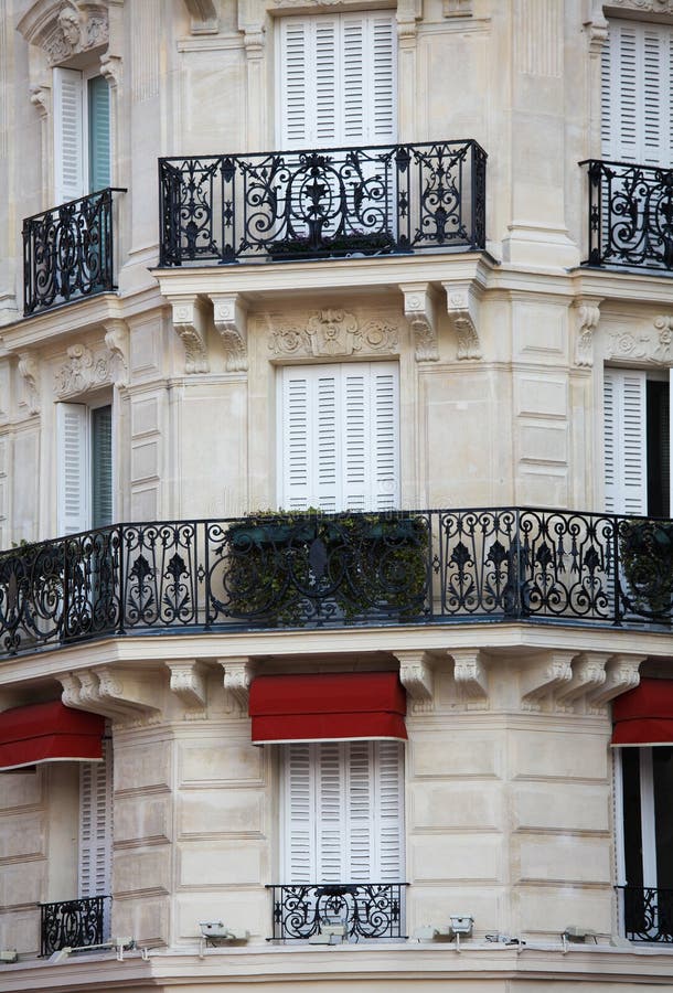 Paris Apartment block stock image. Image of apartment - 19178623