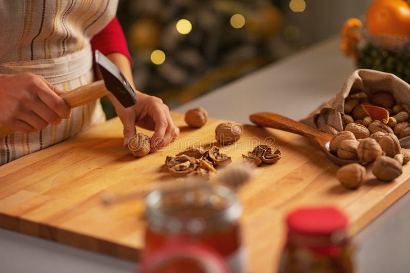 Housewife Chopping Walnuts Stock Photos - Free & Royalty-Free Stock ...