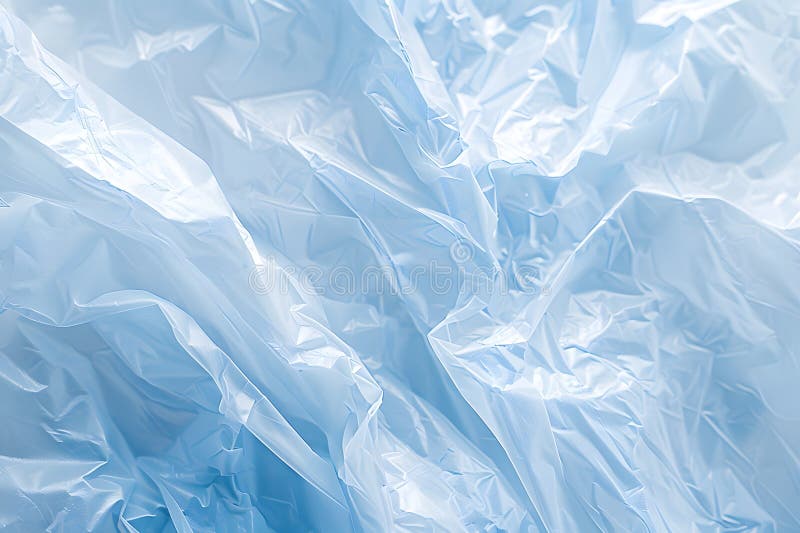 Abstract Ice Blue Plastic Bag Texture Background Stock Illustration ...