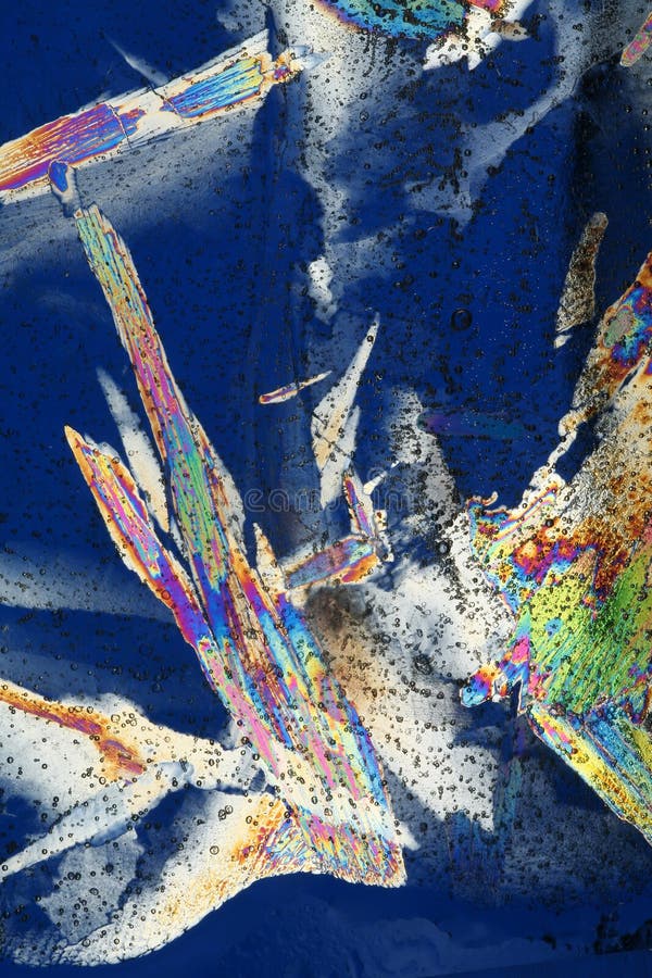 Closeup of Ice Crystals stock photo. Image of sliver, refraction - 4675120