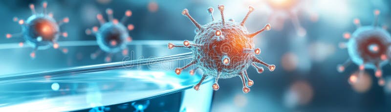 Pathogen Under Scrutiny, a Closeup of Potential Health Threat Contained ...