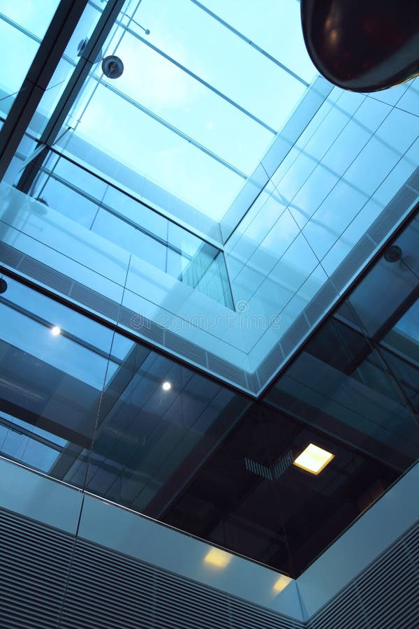 Closeup Image of Exterior of Glass Residential Building Stock Photo ...