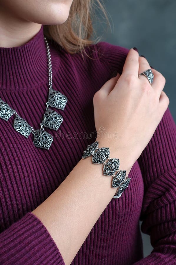 Closeup Image of Hand with Luxury Accessories. Stock Image - Image of ...