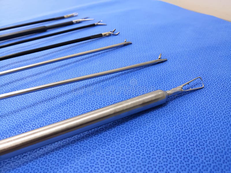 Laparoscopic Surgical Instruments Stock Image - Image of black, care ...