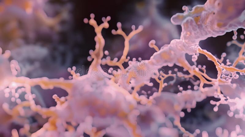 Closeup Image of a Microglia Cell Engulfing Cellular Debris in the ...
